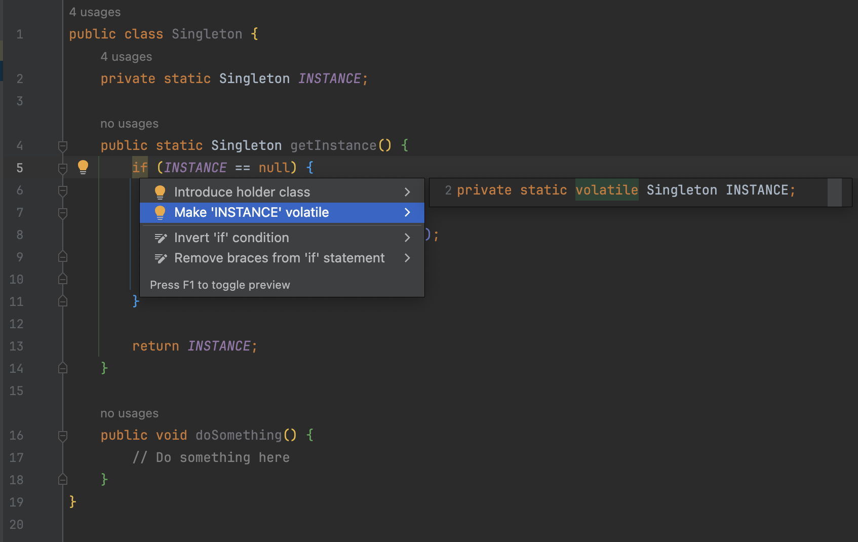 Volatile 修饰符在双检锁单例模式中的作用 Code Life 